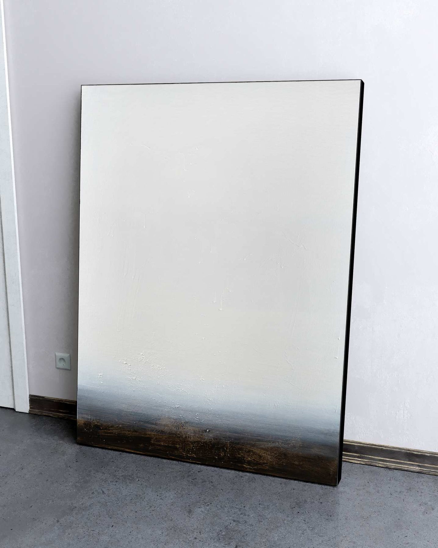 Large Abstract Painting - Absent - 48x36 Inch Acrylic on Canvas ...