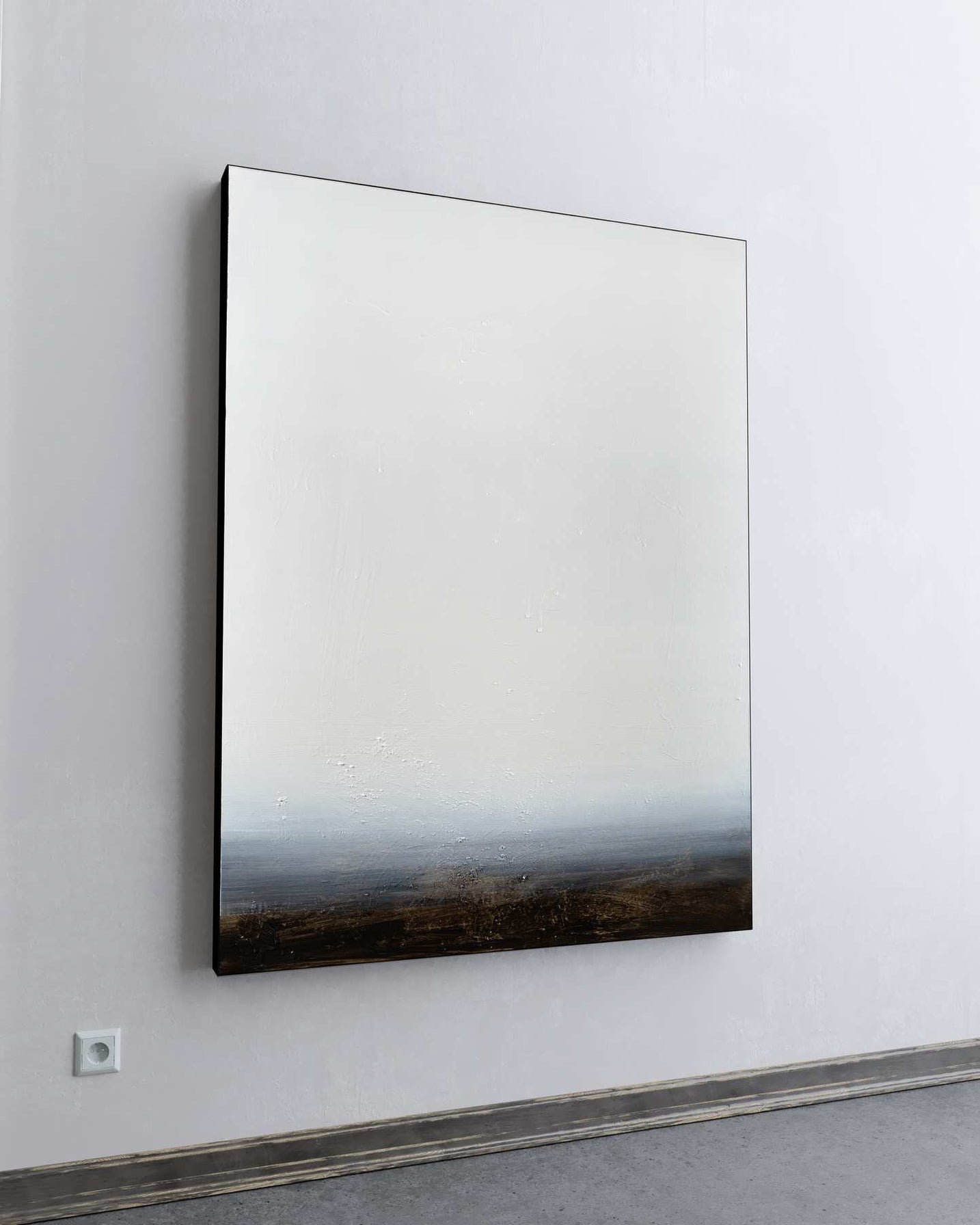 Large Abstract Painting - Absent - 48x36 Inch Acrylic on Canvas ...