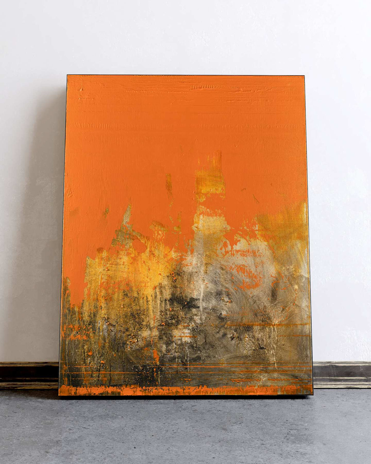 Single Spark - 40x30 Inch Acrylic on Canvas– Nemanja Nikolic - Abstract ...