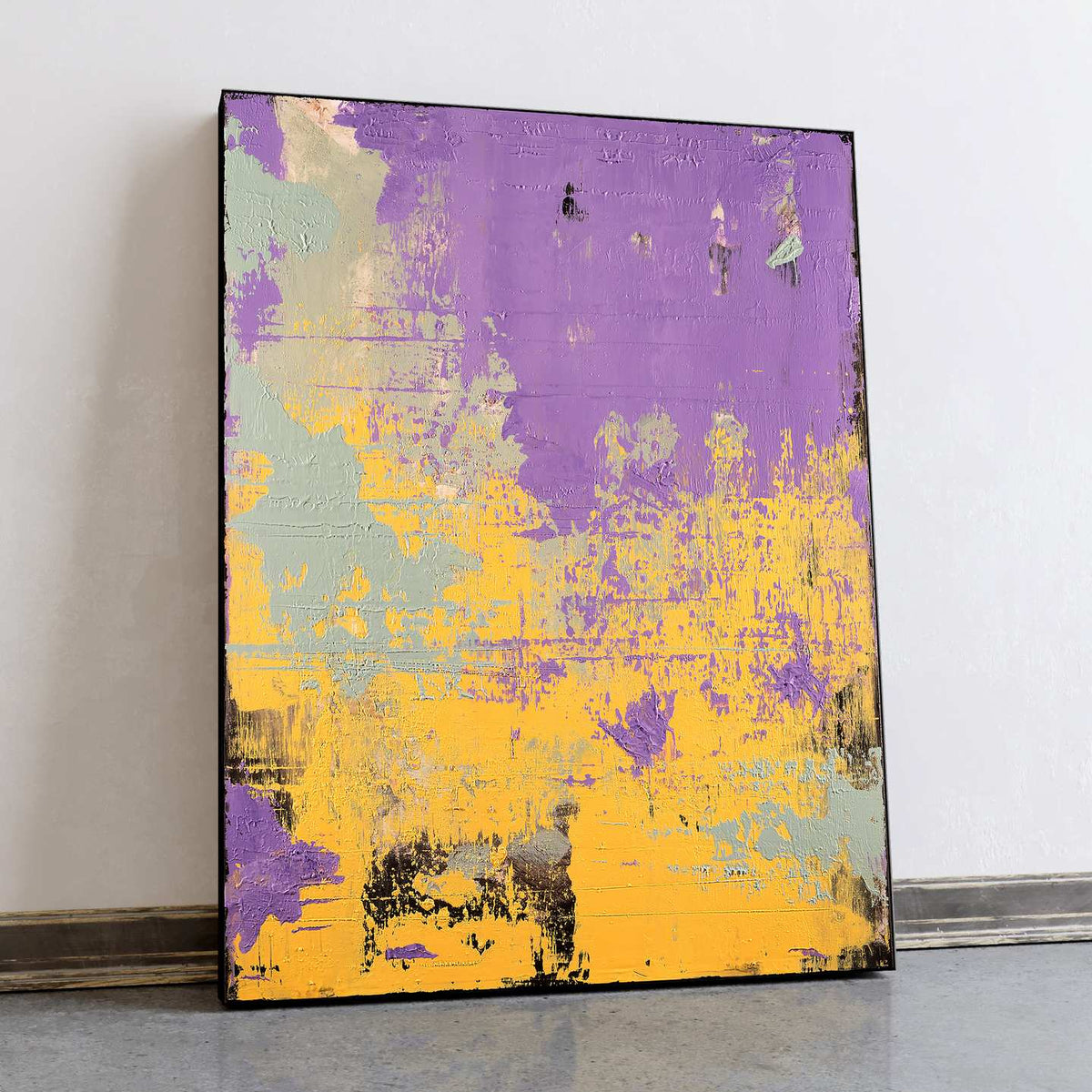 Modern Abstract Painting - The Articulated Disgust - 40x30 Inch Acrylic ...