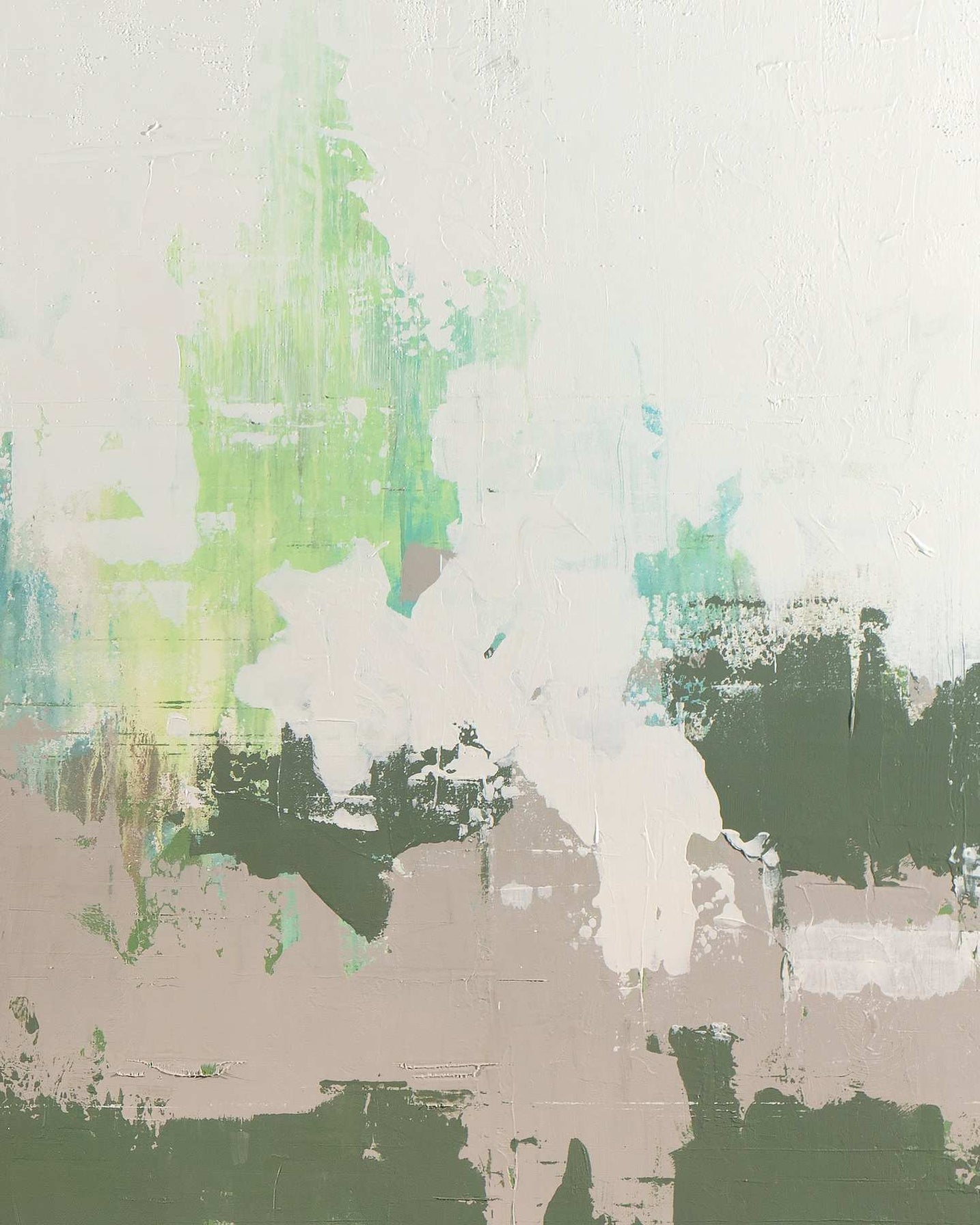 Large Abstract Painting - Torqued vision - 71x59 Inch Acrylic on Canvas ...